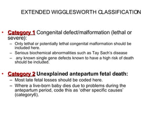 Still Birth Classification | PPT