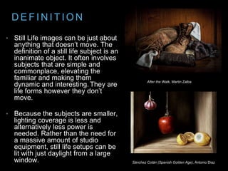 Still Life Powerpoint | PPTX