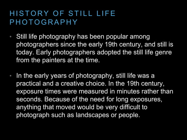 Still Life Powerpoint | PPTX