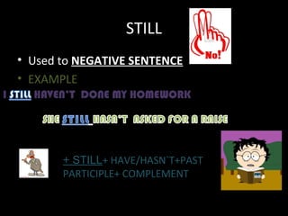 Still, yet and already | PPT