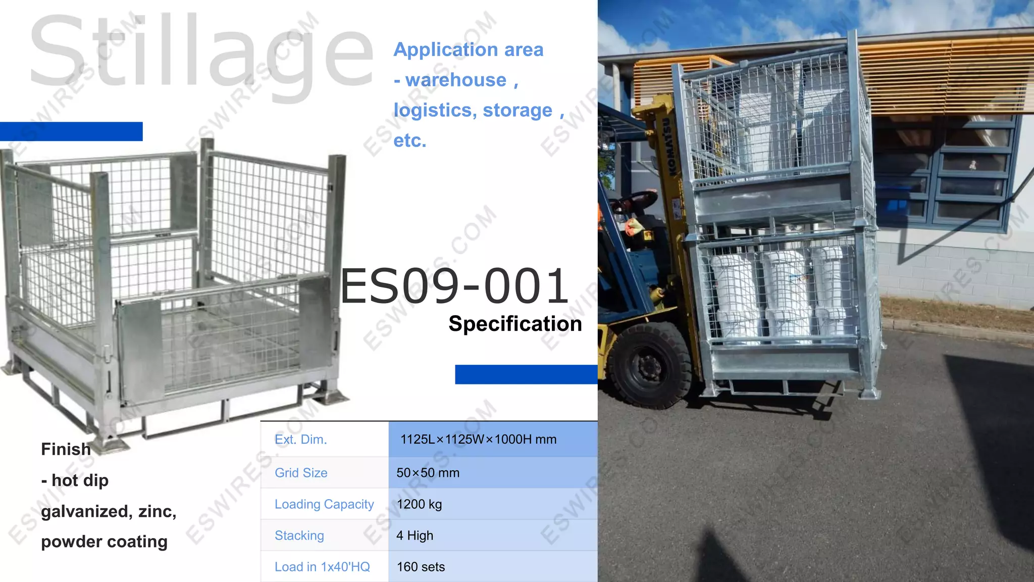 What is a stillage?