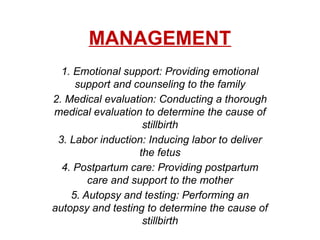 Still Birth healthcare sgmc best presentation ppt | PPTX