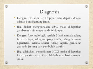 Konsep dan Penatalaksanaan Kematian Janin Intrauterin | PPTX