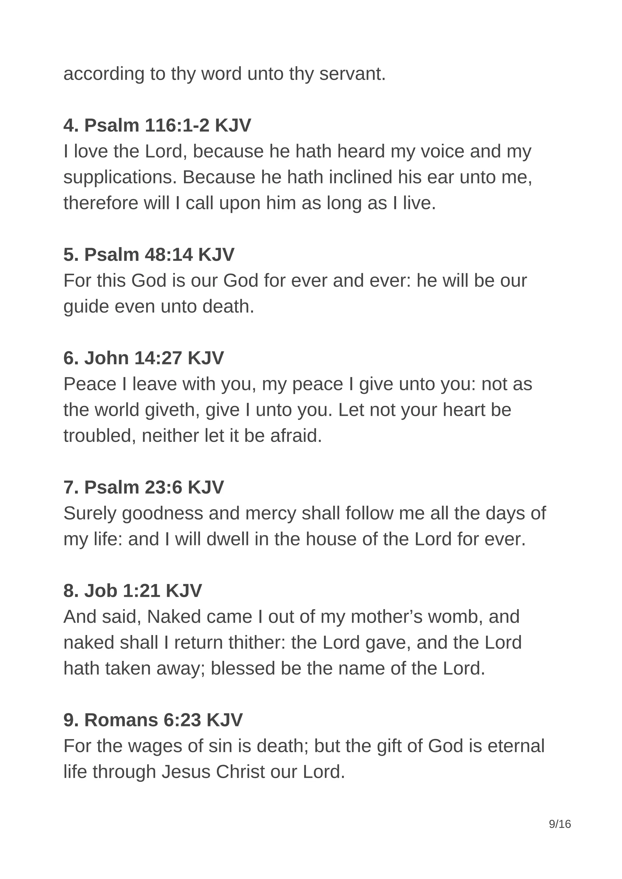 80+ Best Bible Verses for Comfort | PDF