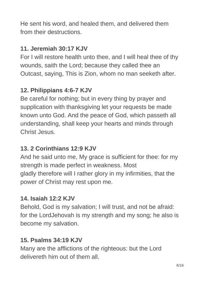 80+ Best Bible Verses for Comfort | PDF