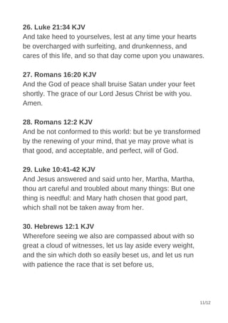 50+ Best Bible Verses about Stress | PDF | Christianity | Religion ...