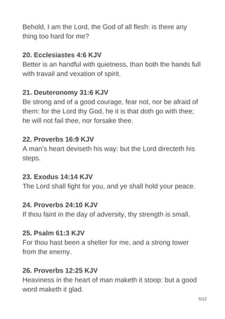 50+ Best Bible Verses about Stress | PDF