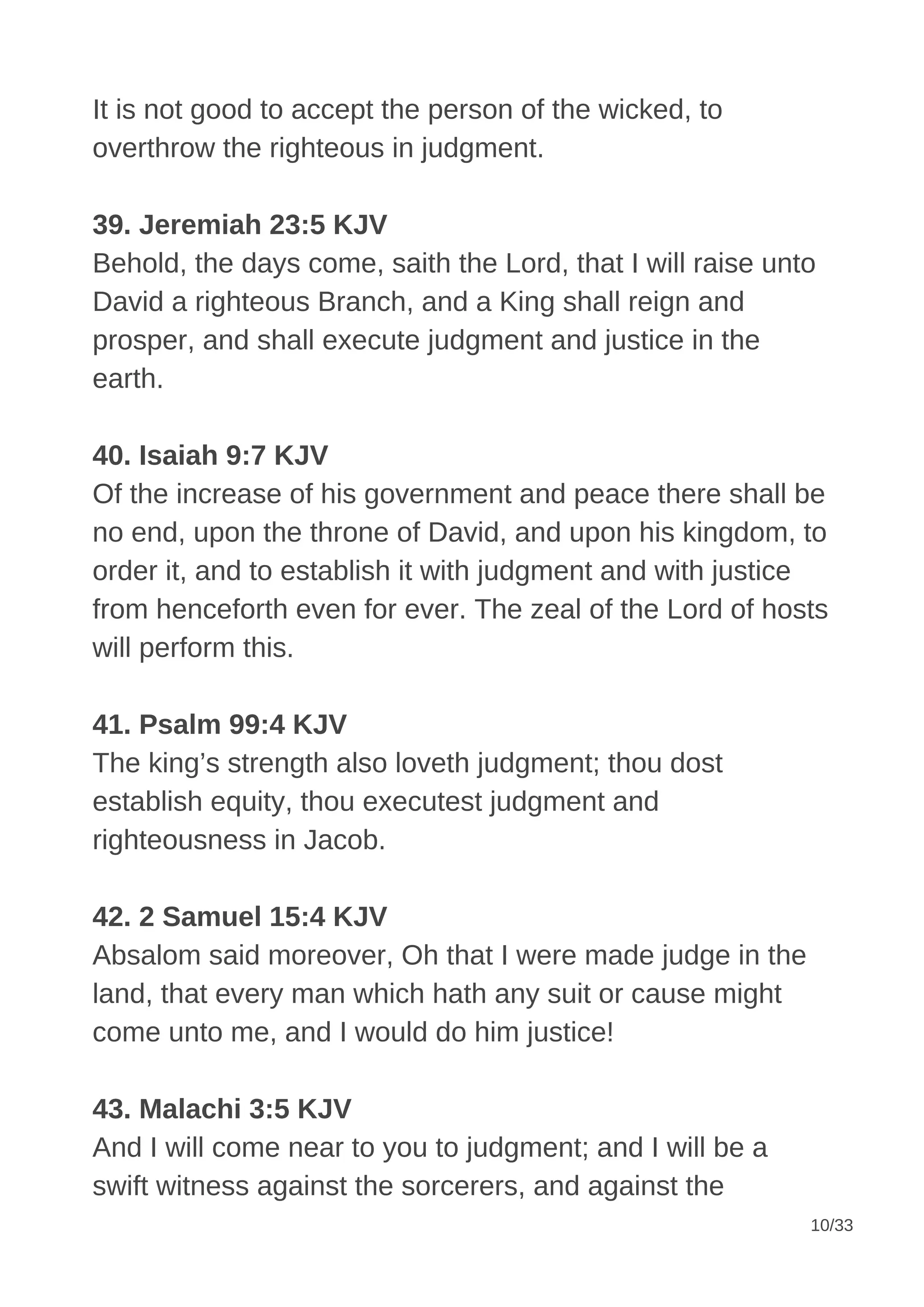 120+ Best Bible Verses about Justice | PDF