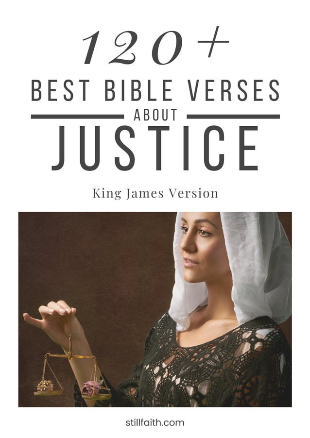 120+ Best Bible Verses about Justice
