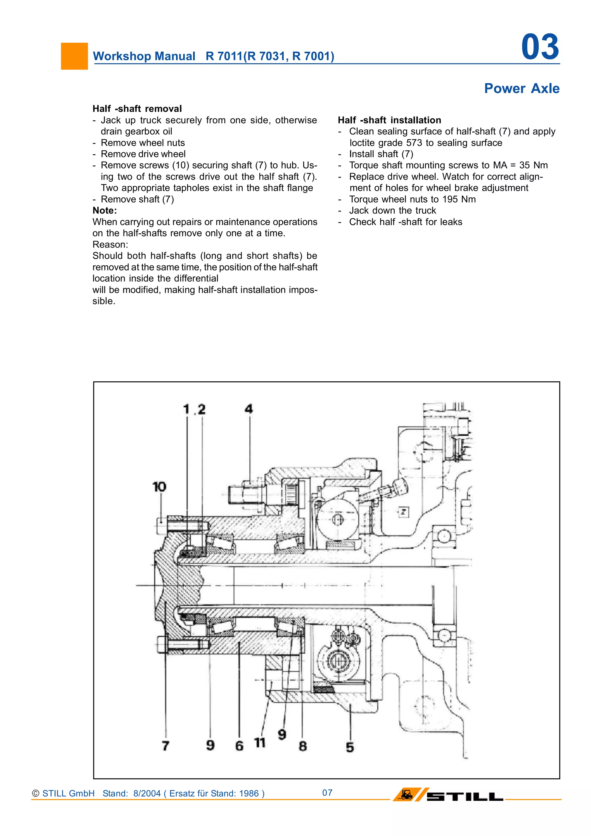 Still forklift r70 16 series service repair manual | PDF