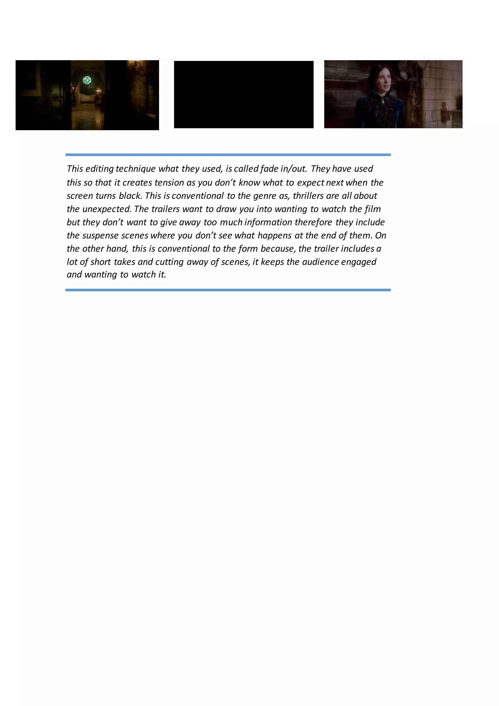 Still image analysis editing | DOCX