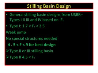 Stilling basin | PPTX