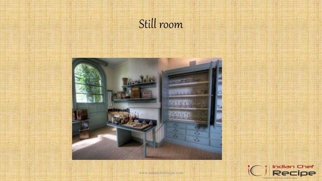 Still room, plate room, pantry room in hotel | PPTX | Food & Drink