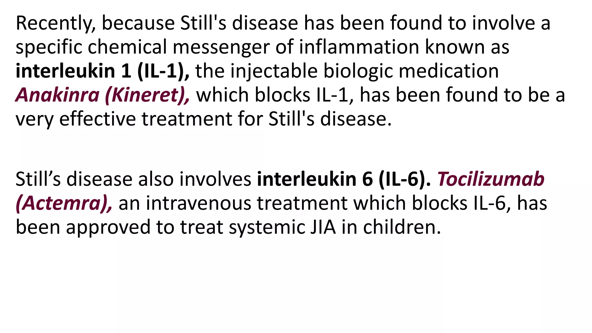 Still's disease | PPTX