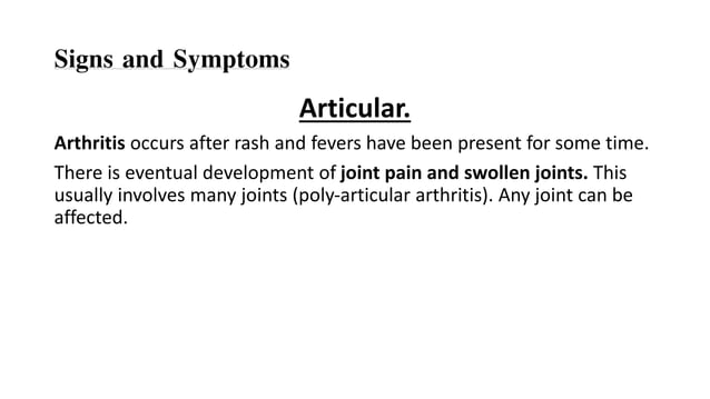 Still's disease | PPTX | Infectious Diseases | Diseases and Conditions