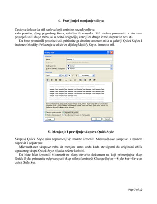 Stilovi u word_u | DOCX