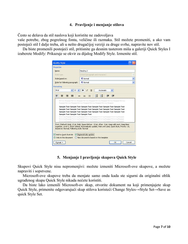 Stilovi u word_u | DOCX