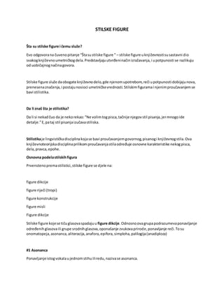 Stilske figure | DOCX