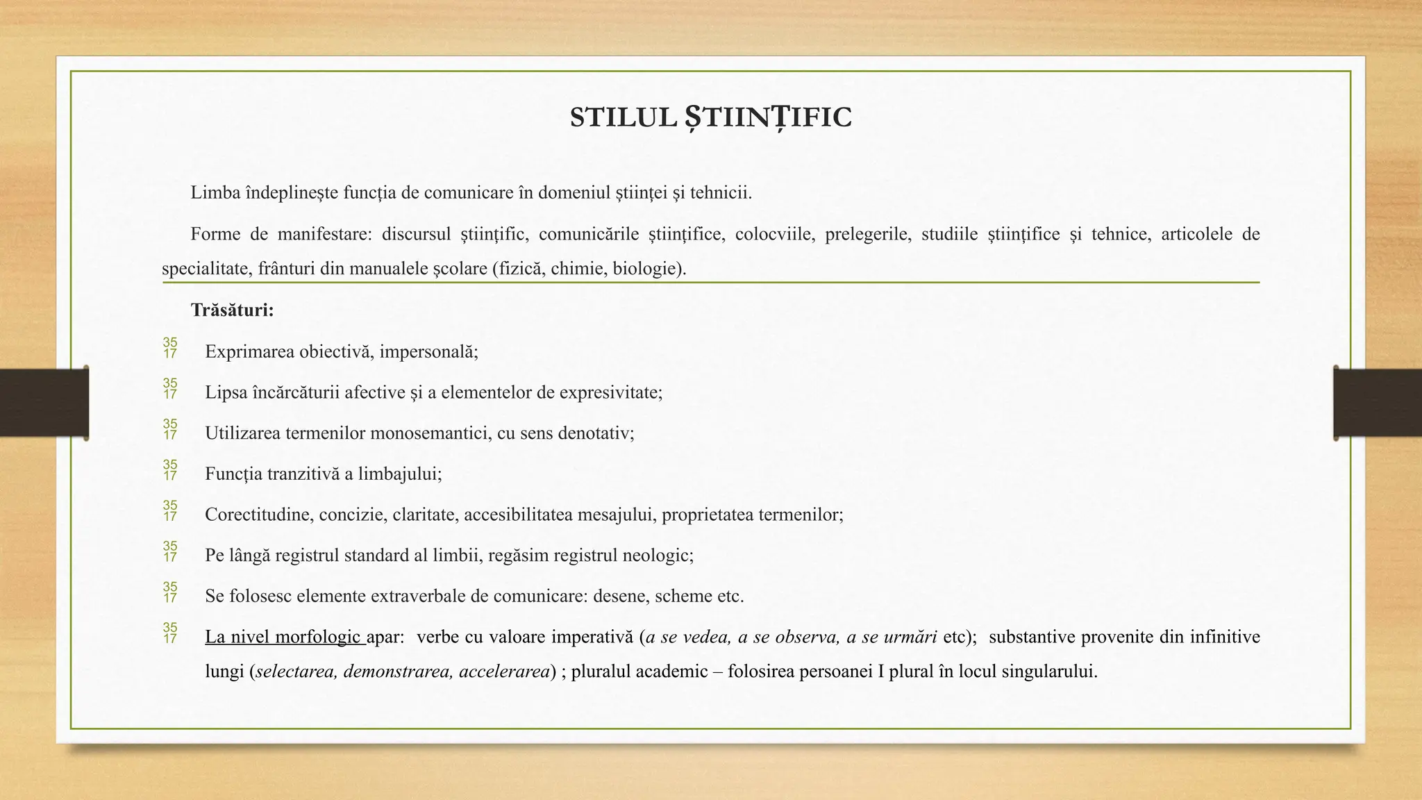 Stilurile funcționale ale limbii române - ppt.pptx