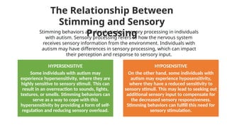 Stimming.pptx very important topic in dealing with Autism | PPTX