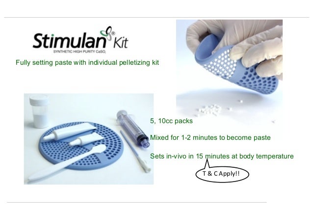 Use of local antibiotic depot (stimulan)