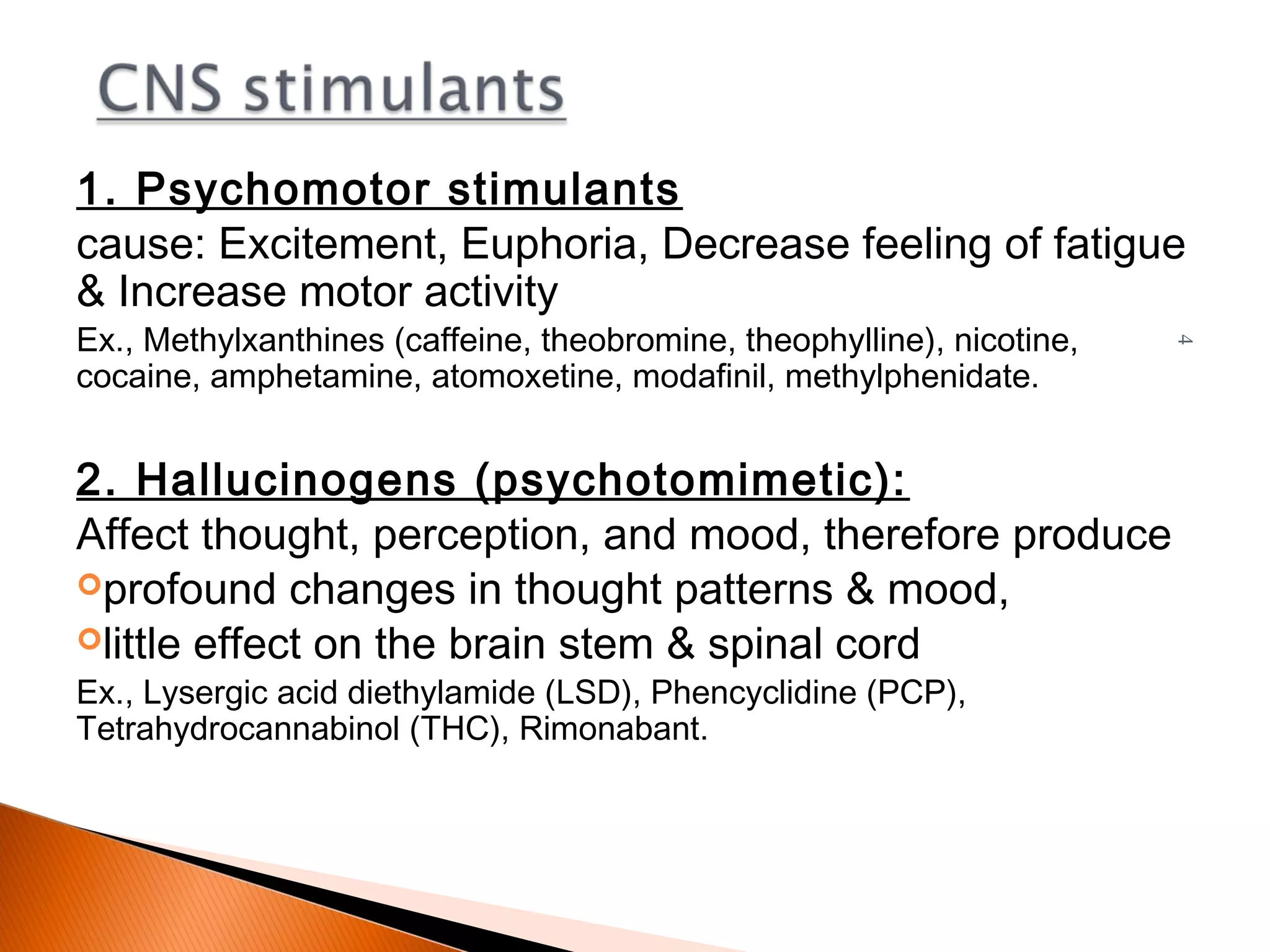 Stimulants | PPT