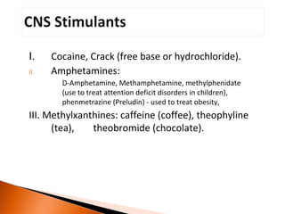 Stimulants | PPT