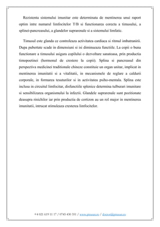 Stimulare imunitate copii | PDF