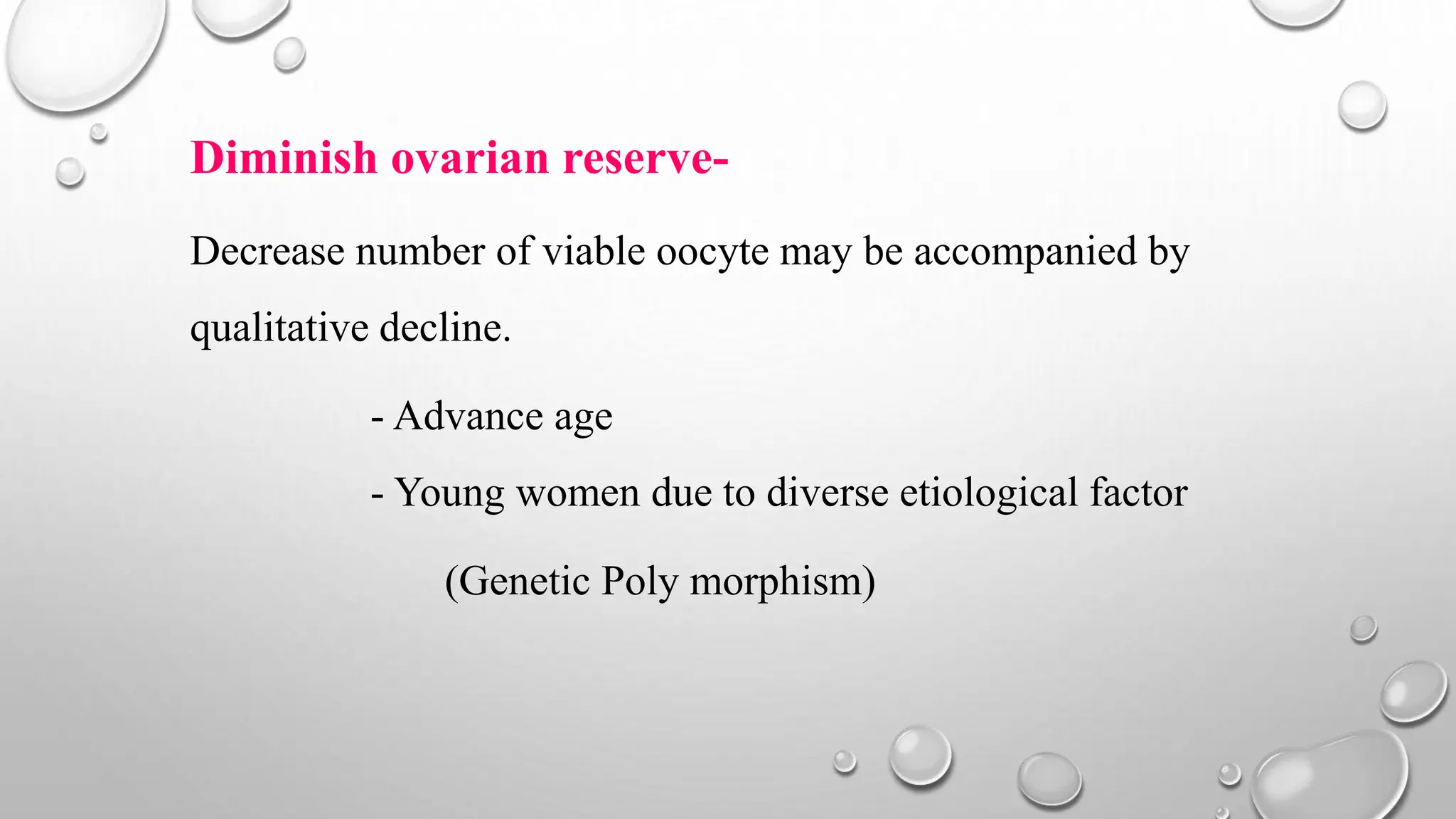 Stimulation protocol in ART: should we tailor it on AMH level? | PPT