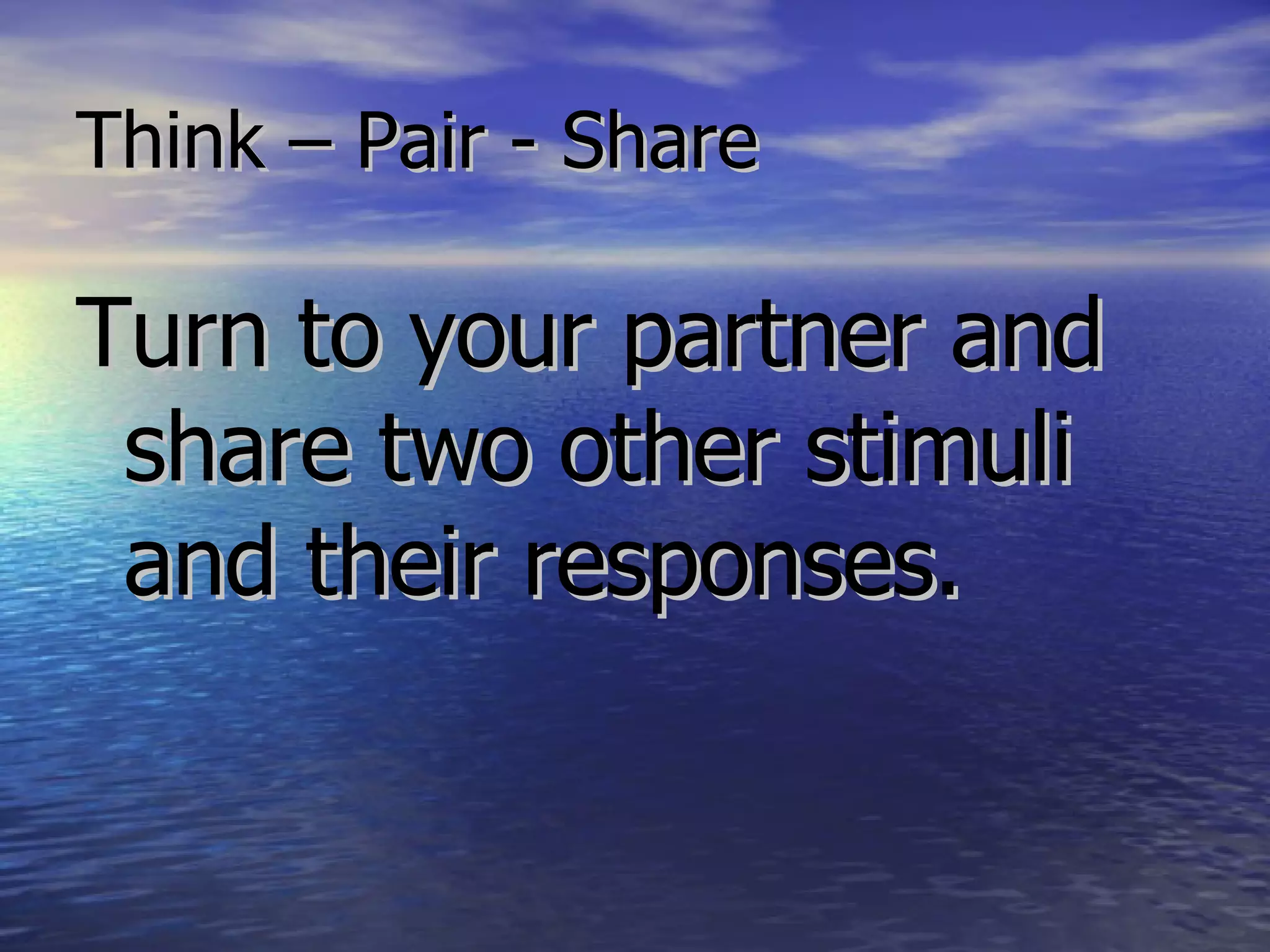 Stimulus And Response | PPT