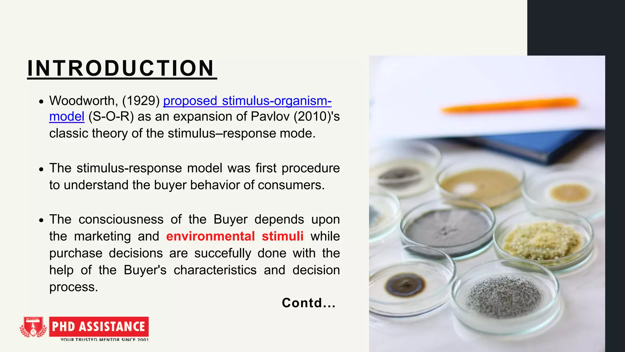 Stimulus-Organism-Response ( SOR ) Model - Phdassistance | PPTX
