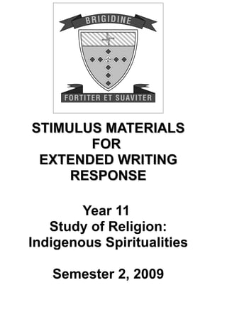 Stimulus Materials | DOC