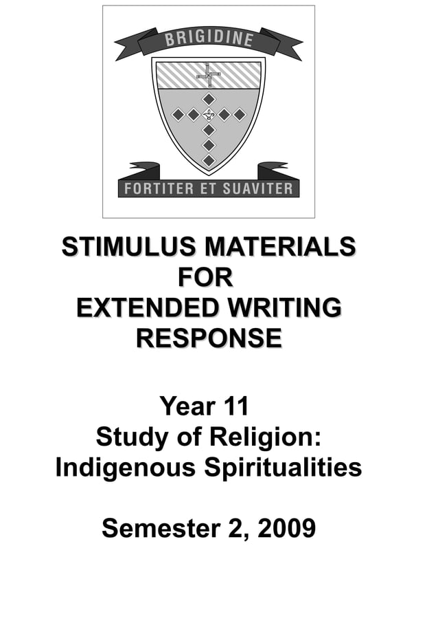 Stimulus Materials | DOC