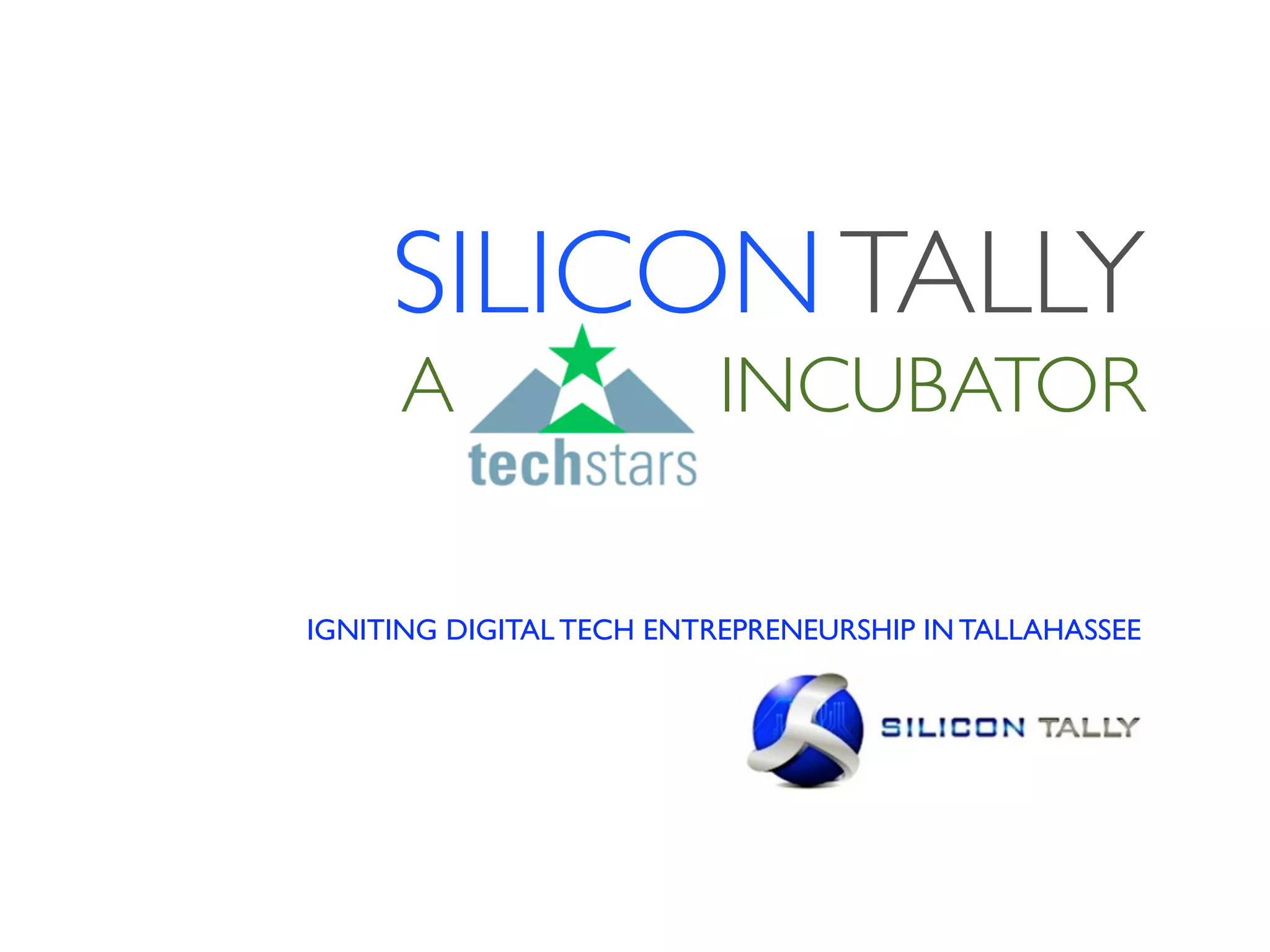 Silicon Tally - TechStars Fund | PPT