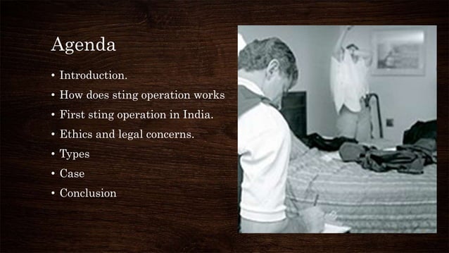STING OPERATION..pptx | Crime & Harmful Acts to Individuals, Society ...