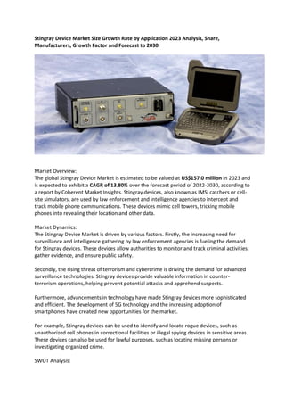 Stingray Device Market .pdf