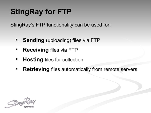 StingRay For FTP | PPT