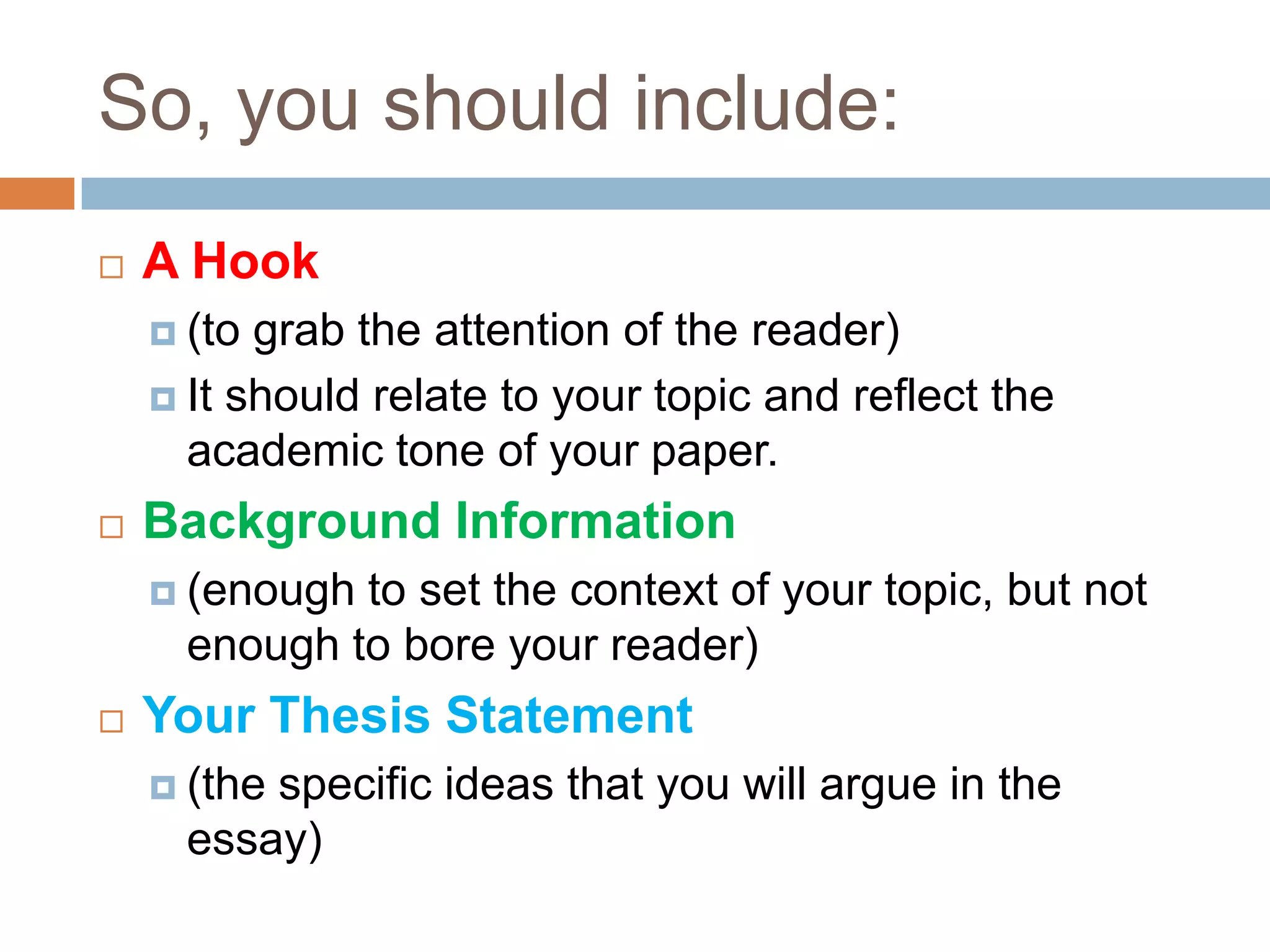 Introductions & Conclusions | PPTX