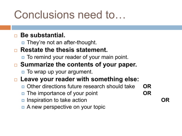 Introductions & Conclusions | PPTX