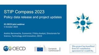 STIP Compass 2023: Policy Data Release and Project Updates | PDF