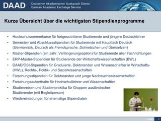 Study in Germany - DAAD | PPT