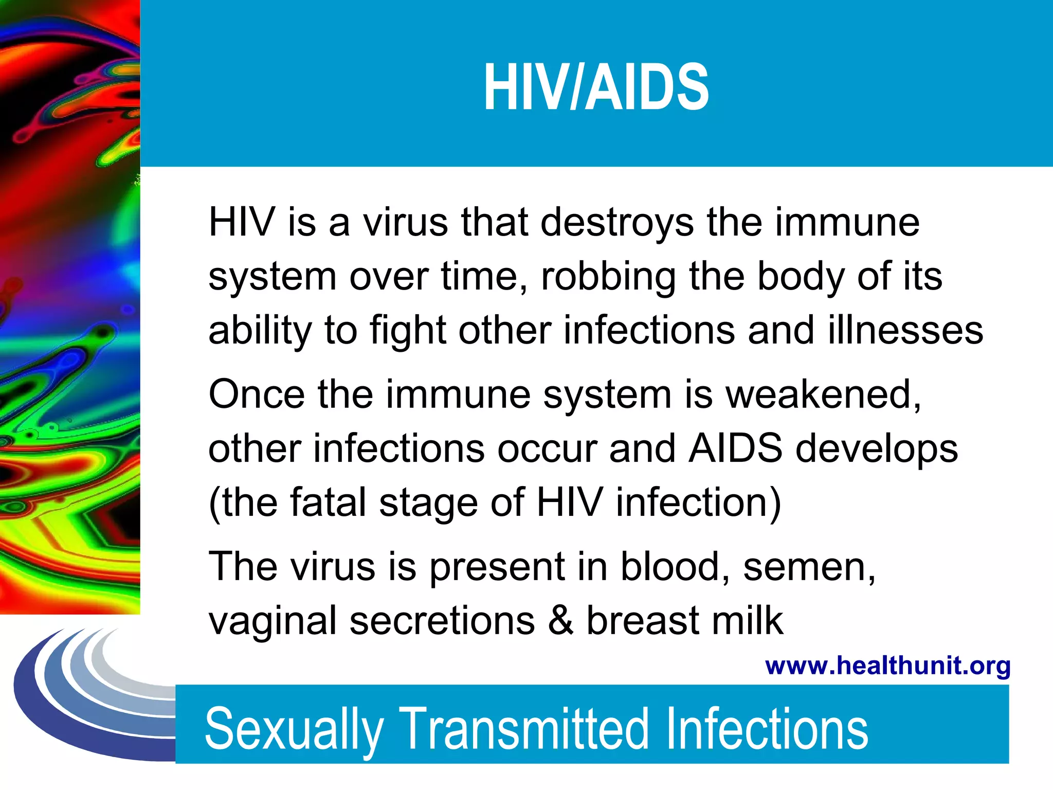 STI power point presentation | PPT