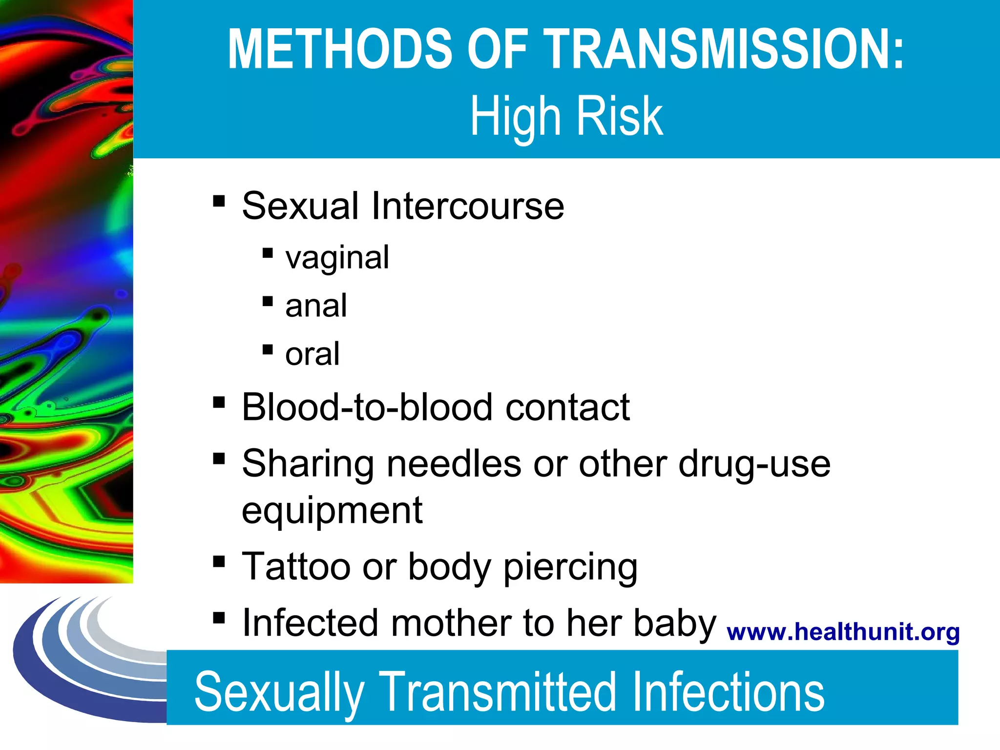STI power point presentation | PPT