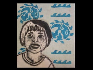 Stippling on texture background | PPTX