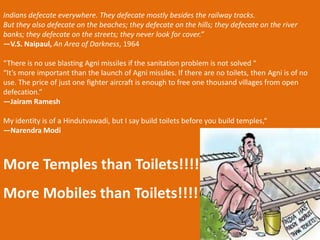 Sanitation in India | PPTX