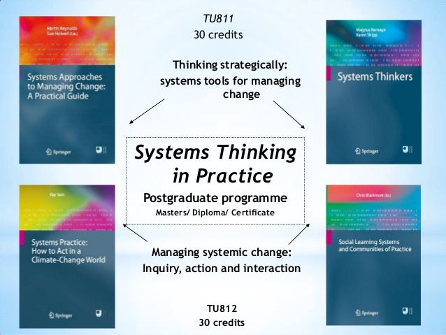 Systems Thinking in Practice - an Open University showcase