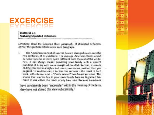 Stipulated definition | PPTX