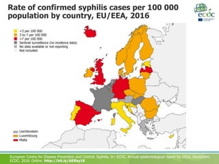 Sexually transmitted infections, EU/EEA, 2016 | PPTX