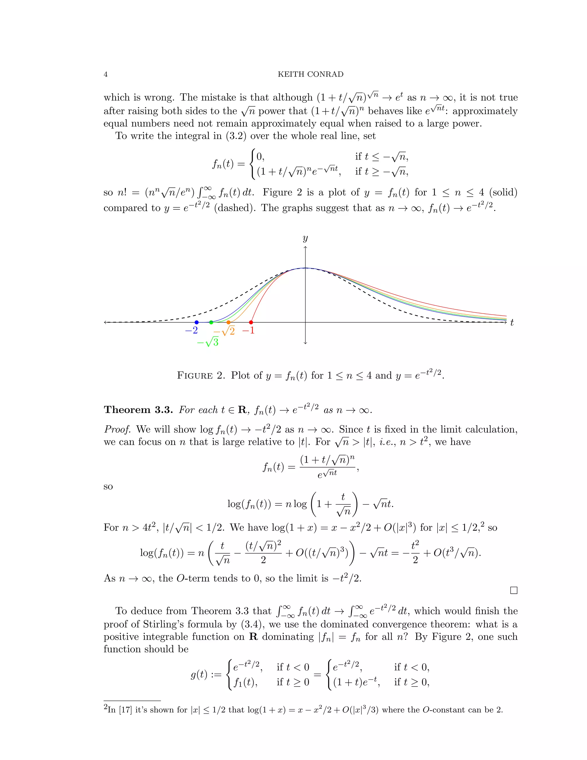 Stirling theorem | PDF