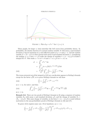 Stirling theorem | PDF